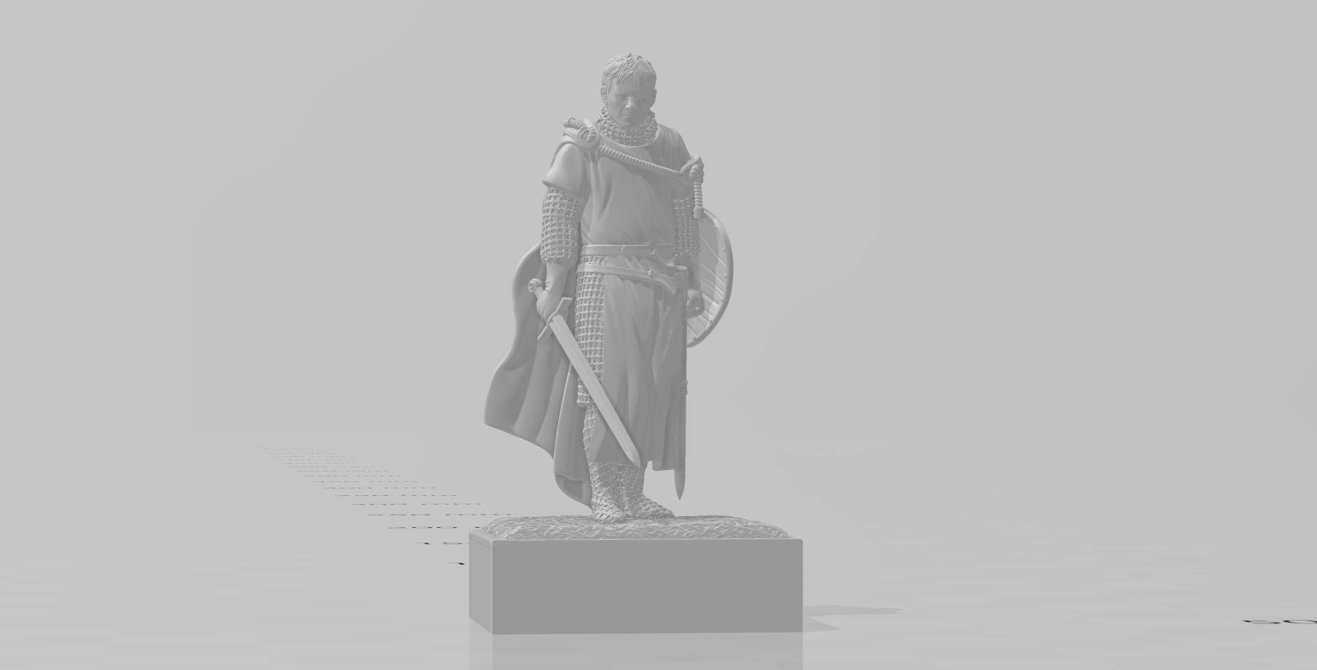 Medieval Crusader Knight – 3D Printable STL Miniature for Wargaming ...
